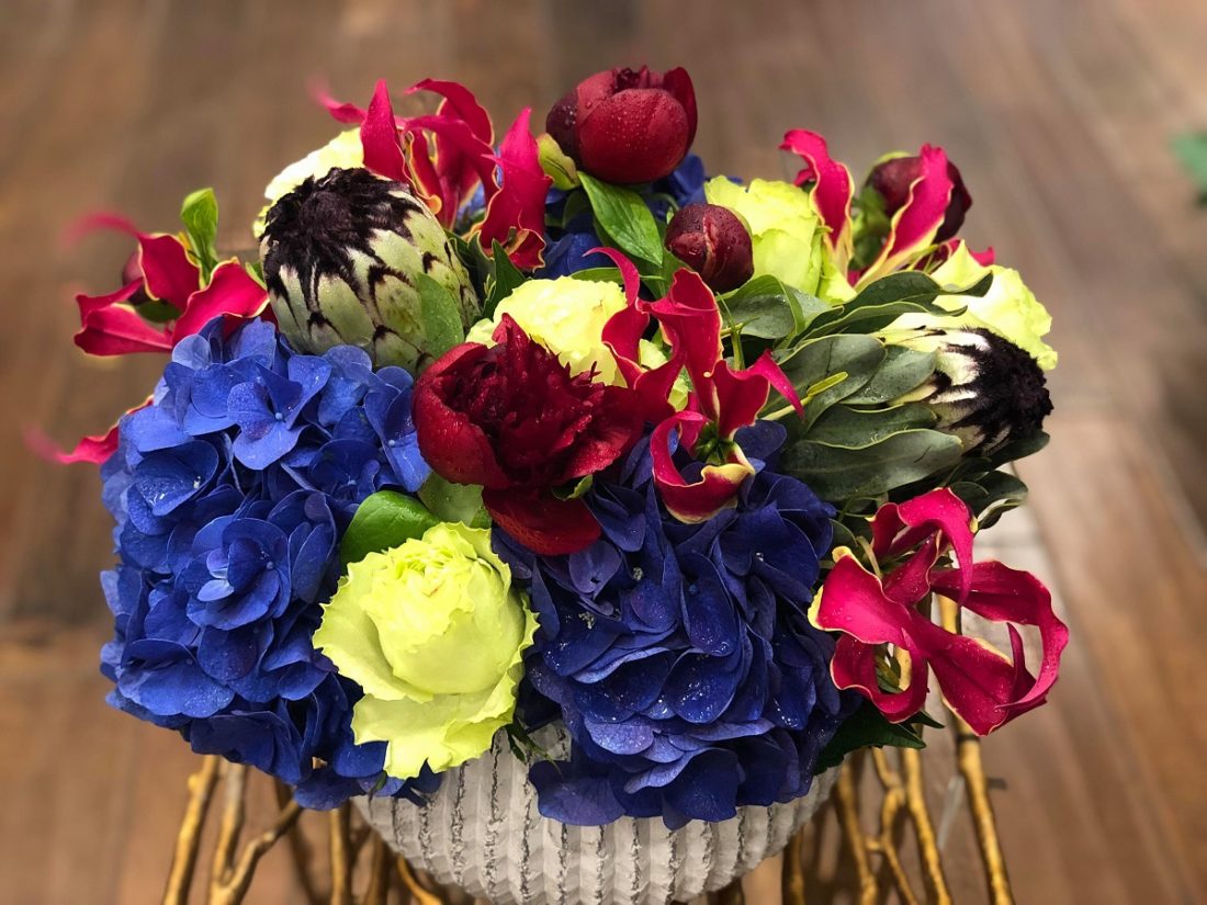 Electric Blue Hydrangea - 3 Ways - Event Planning and Design ...