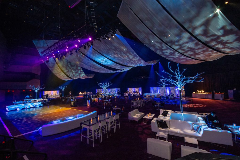 Modern Winter Wonderland Holiday Party - Event Planning and Design ...